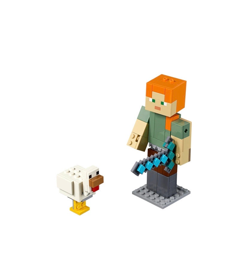 LEGO Minecraft Alex BigFig with Chicken 21149 – Jugueteria Blokke